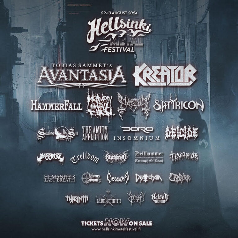 Hellsinki Metal Festival will take place on August 9th & 10th in ...